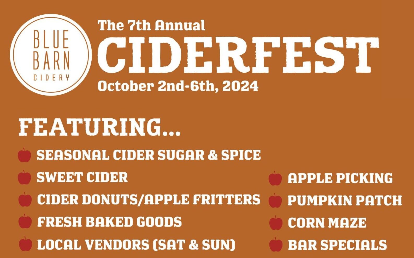 Cider Fest - at Blue Barn Cidery FINGER LAKES - Cider Week New York